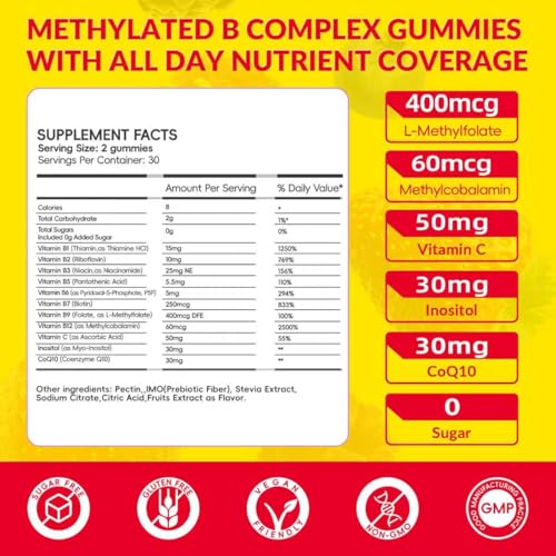 delicious vitamin B complex gummy supplements