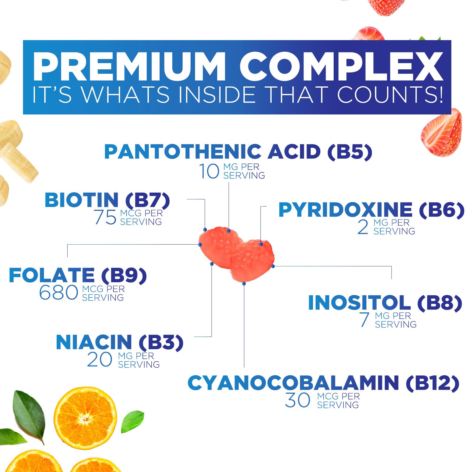 delicious vitamin b complex gummy vitamins