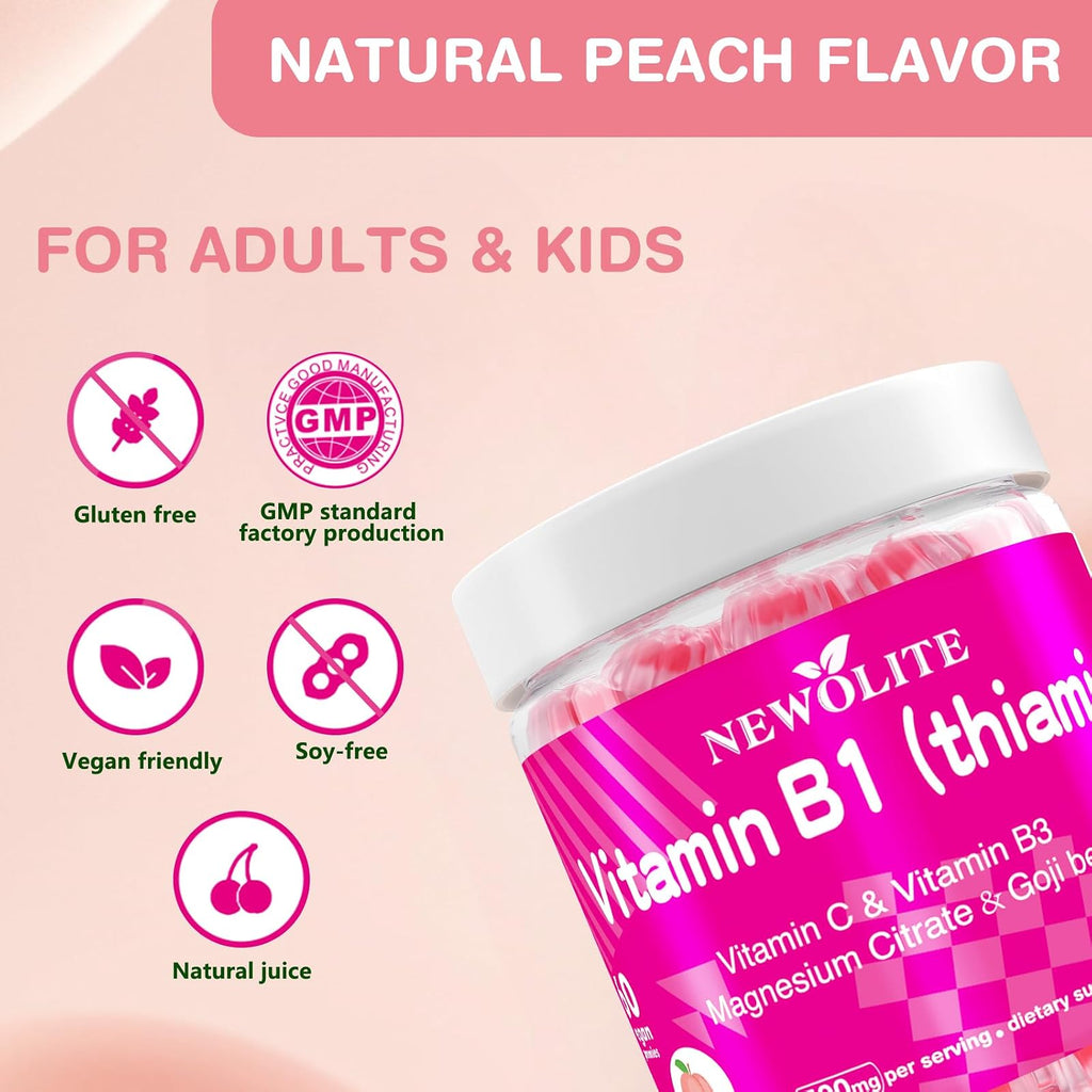 delicious vitamin B1 gummies for adults