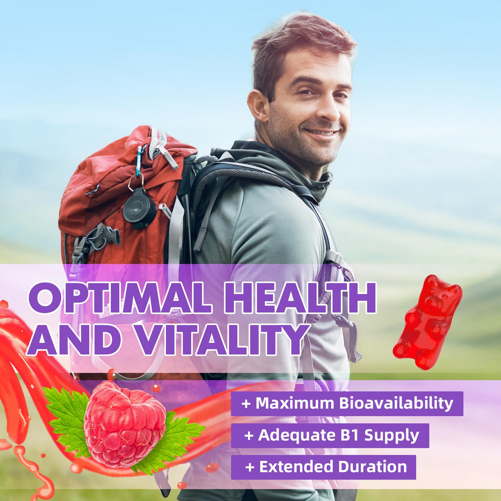 Delicious Vitamin B1 gummies for adults