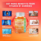 Delicious Vitamin B1 gummies for daily health