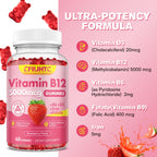 Delicious vitamin B12 gummies for adults