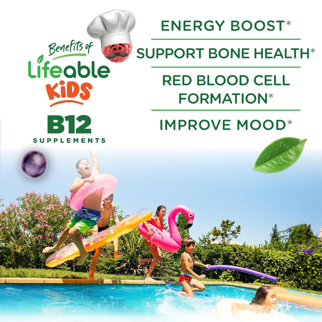 Delicious vitamin B12 gummies for adults