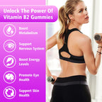 Delicious Vitamin B2 gummies for adults
