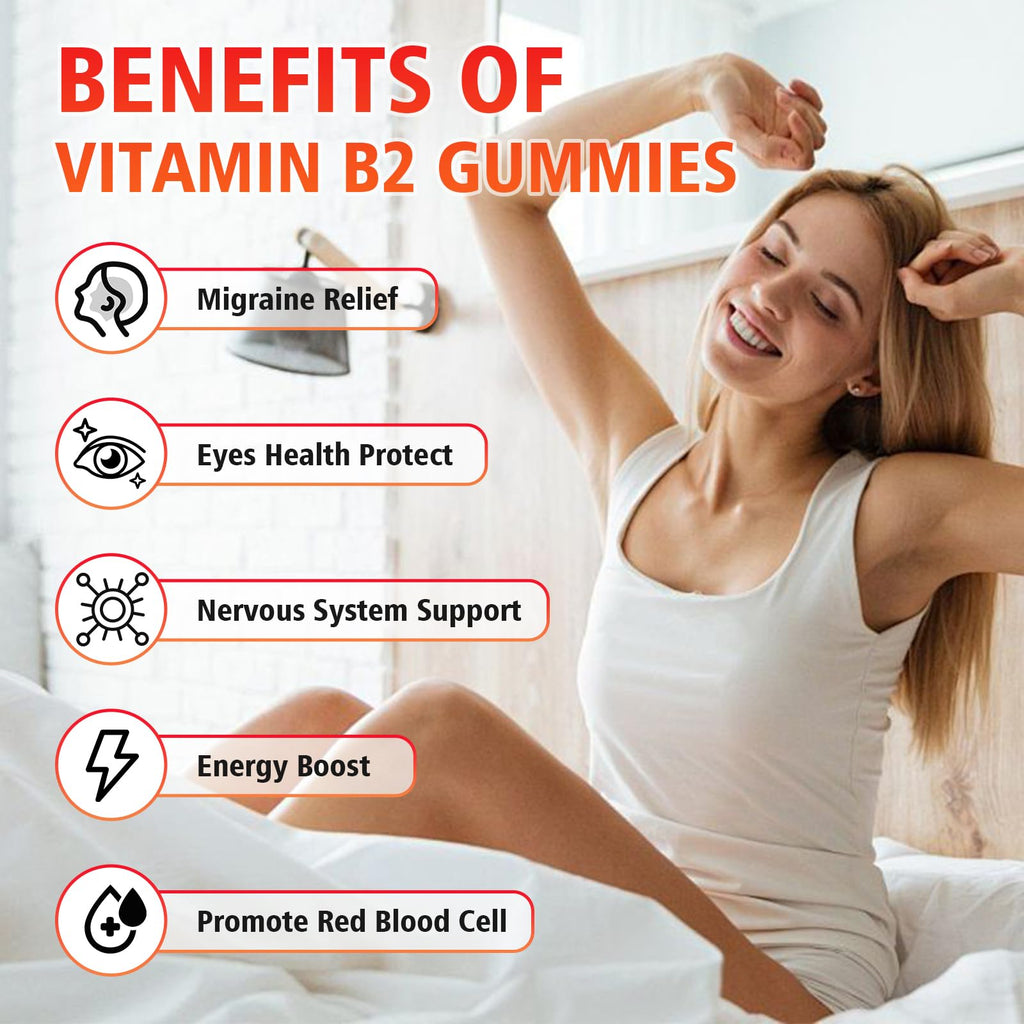 Delicious Vitamin B2 gummies for daily use