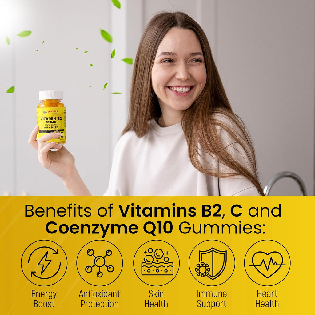 Delicious Vitamin B2 gummies for easy intake