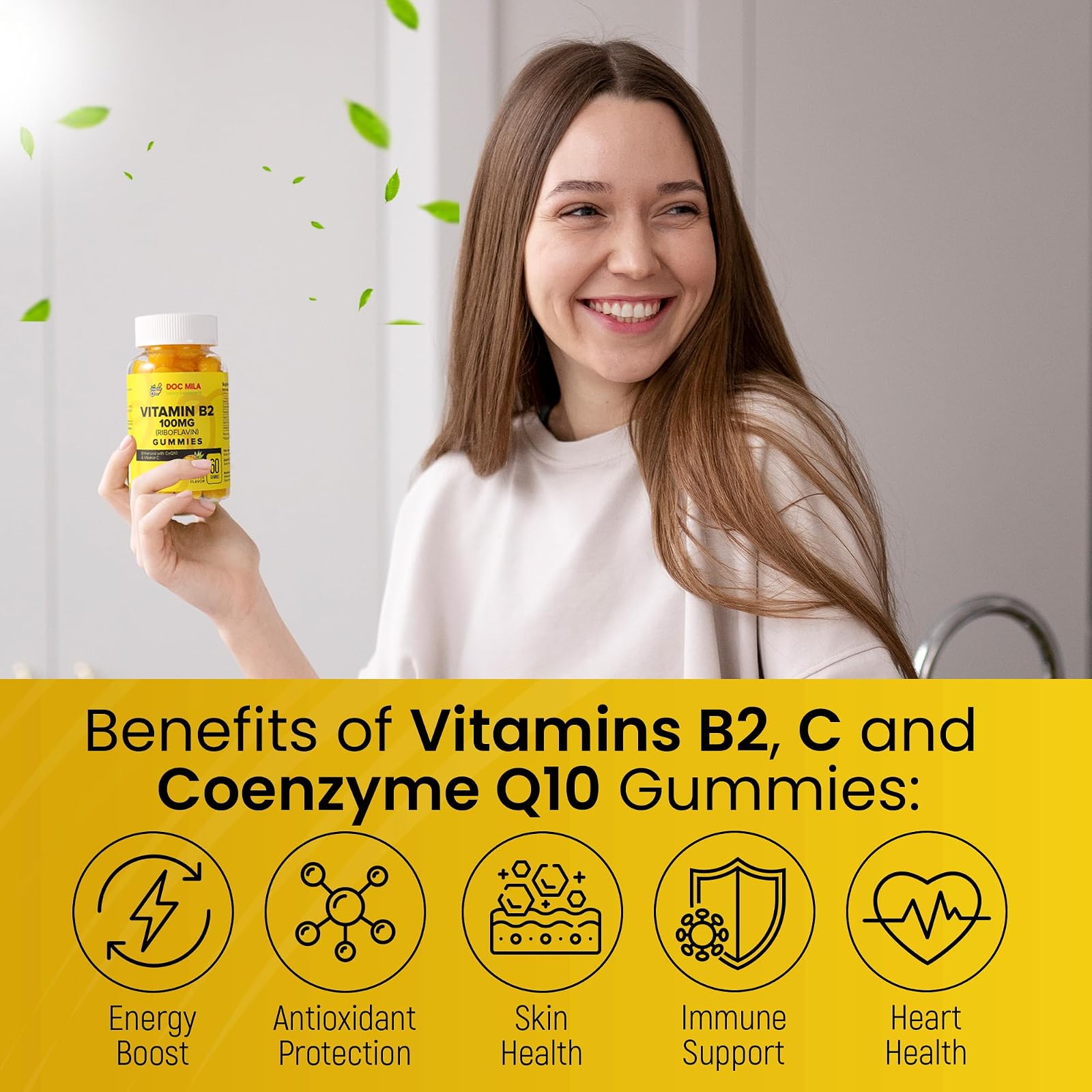Delicious Vitamin B2 gummies for easy intake