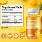 Delicious vitamin B2 gummy supplements