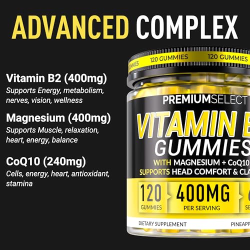 Delicious Vitamin B2 gummy supplements