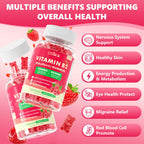 Delicious vitamin B2 gummy vitamins