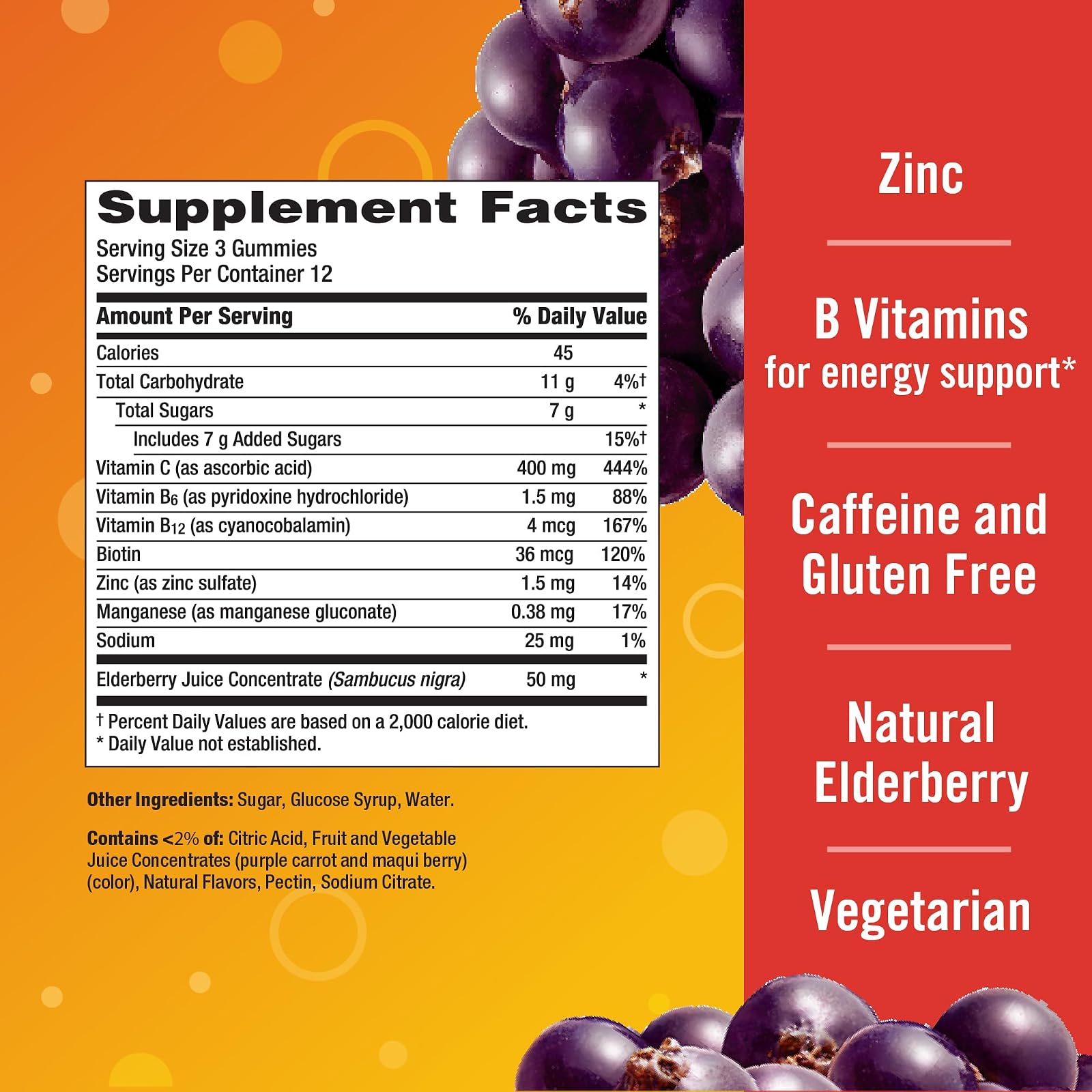 Delicious vitamin C gummies for adults