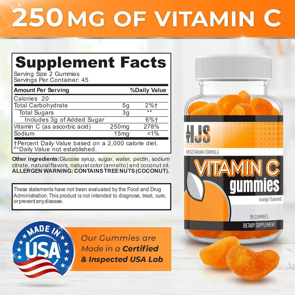 Delicious vitamin C gummies for kids