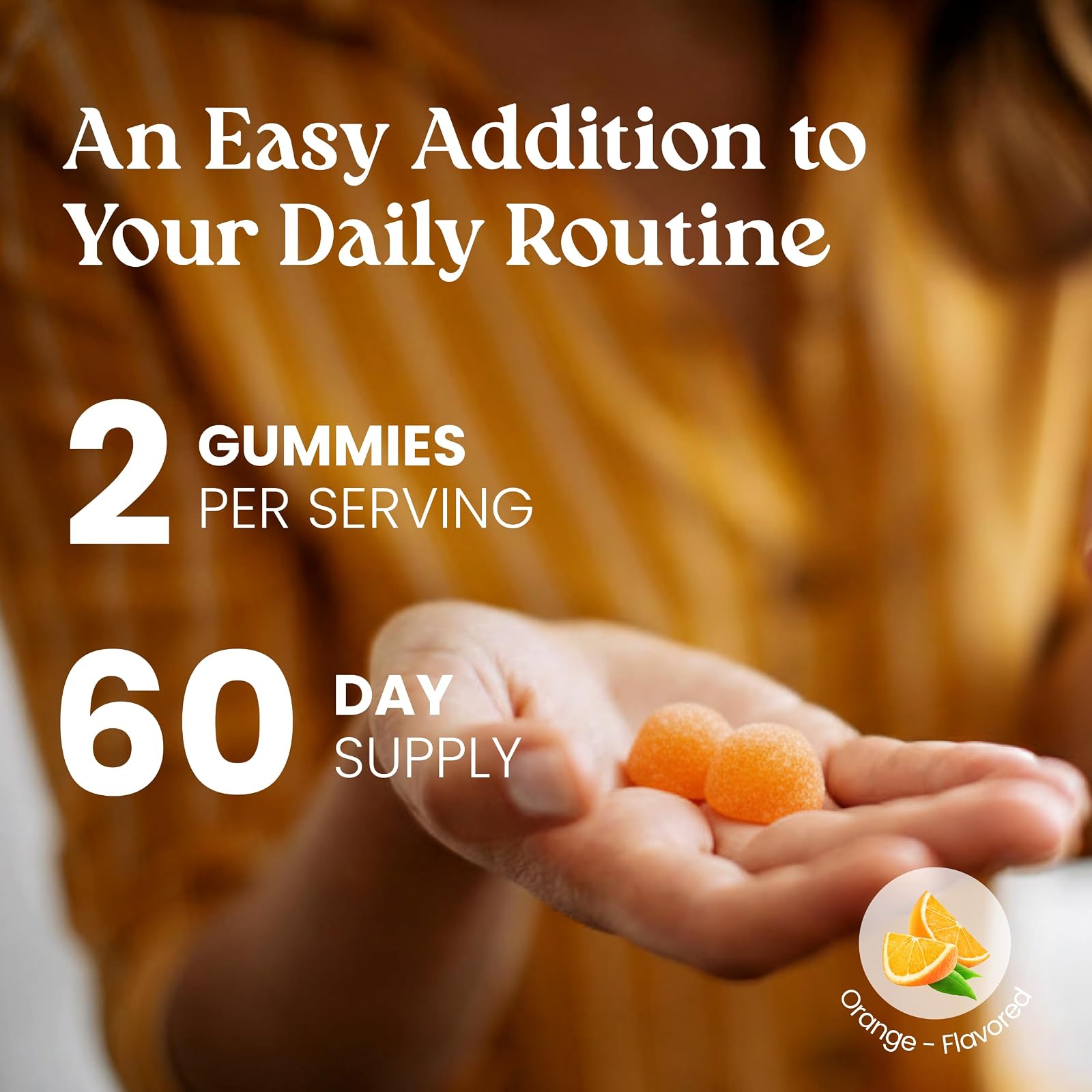 Delicious vitamin C gummy supplements