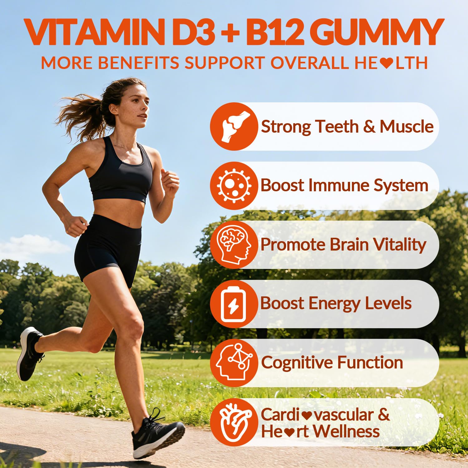 Delicious Vitamin D gummies for adults