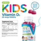 Delicious vitamin D gummies for children