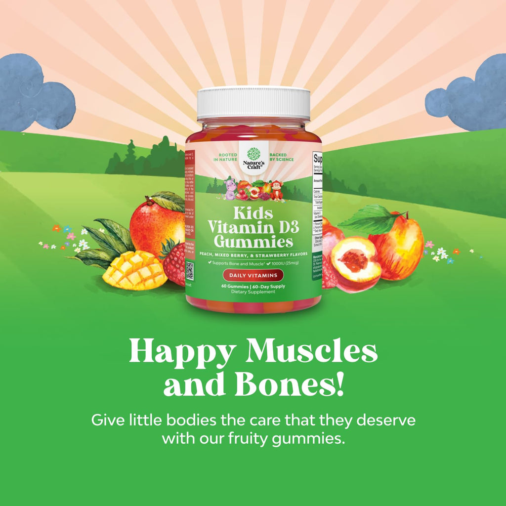 delicious vitamin D gummies for children