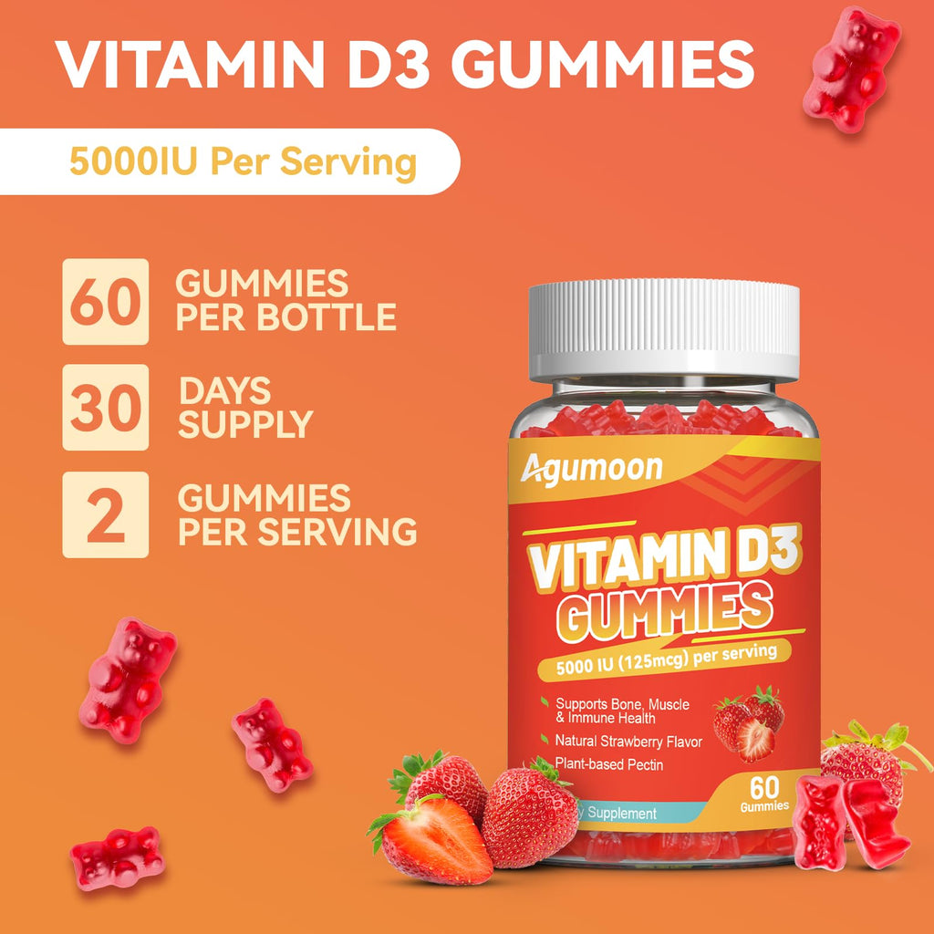 Delicious Vitamin D gummies for daily wellness