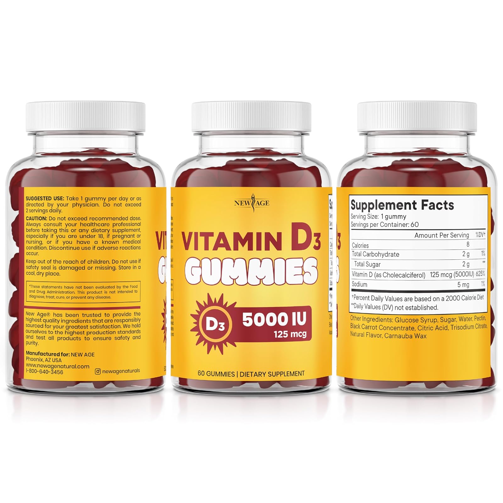 Delicious vitamin D gummies for kids
