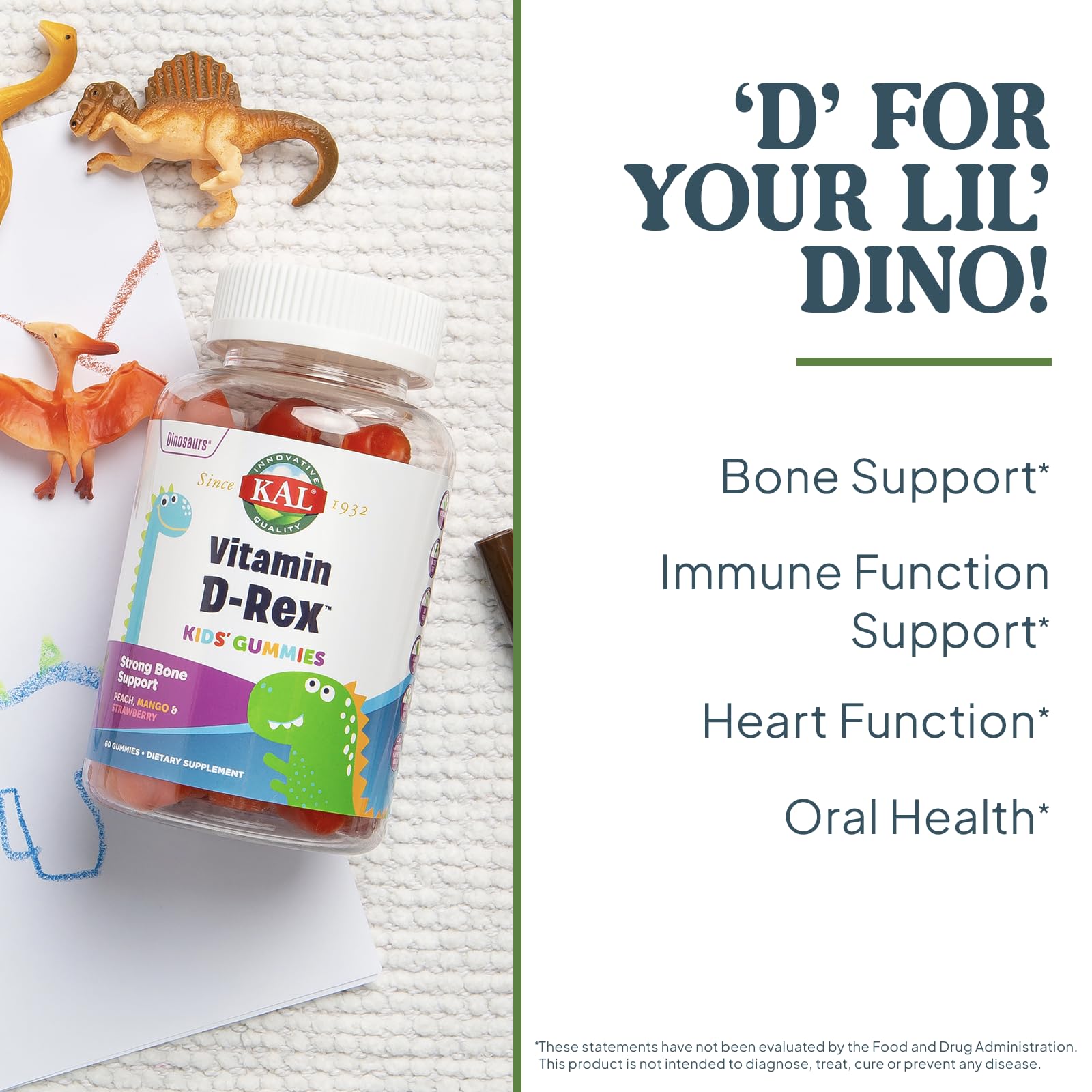 Delicious vitamin D3 5000 IU gummies