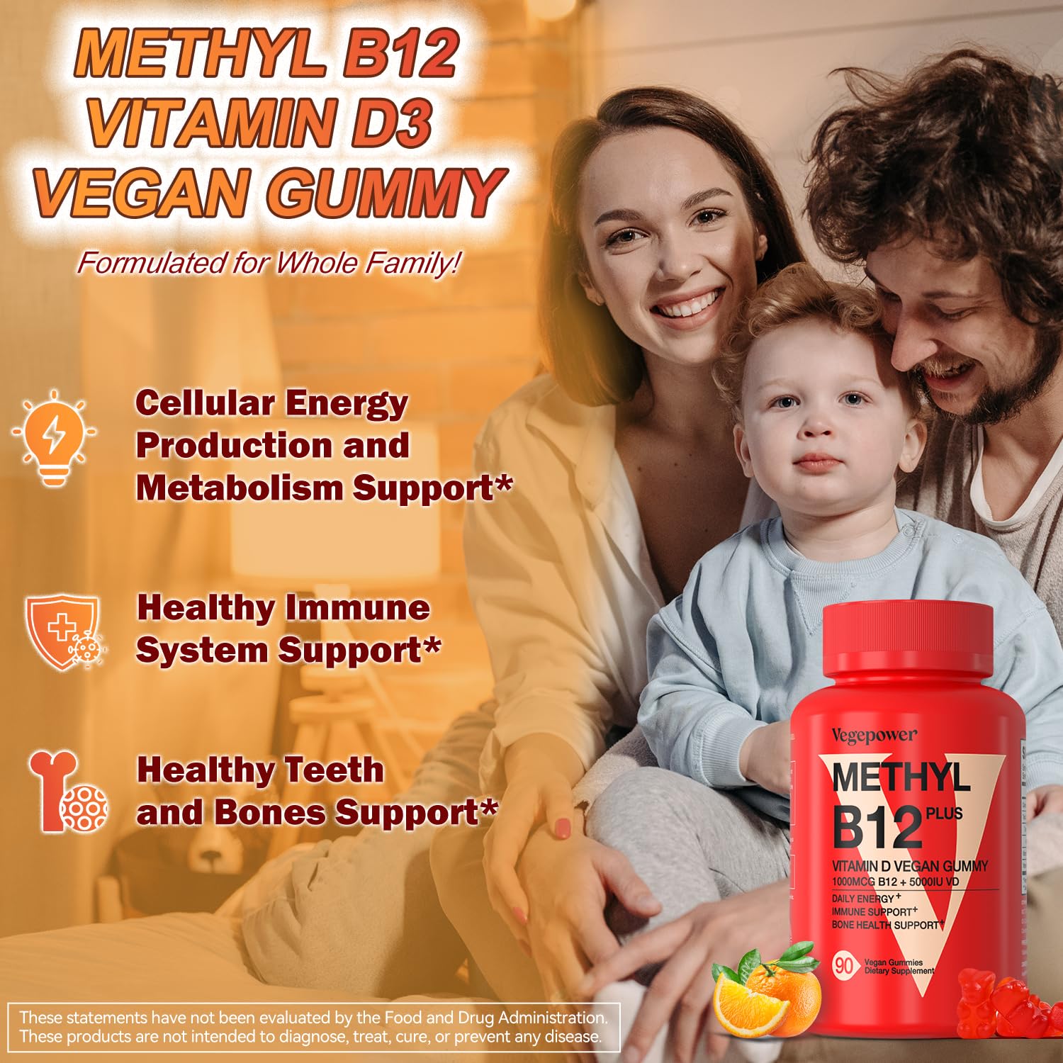 delicious vitamin D3 and B12 gummies
