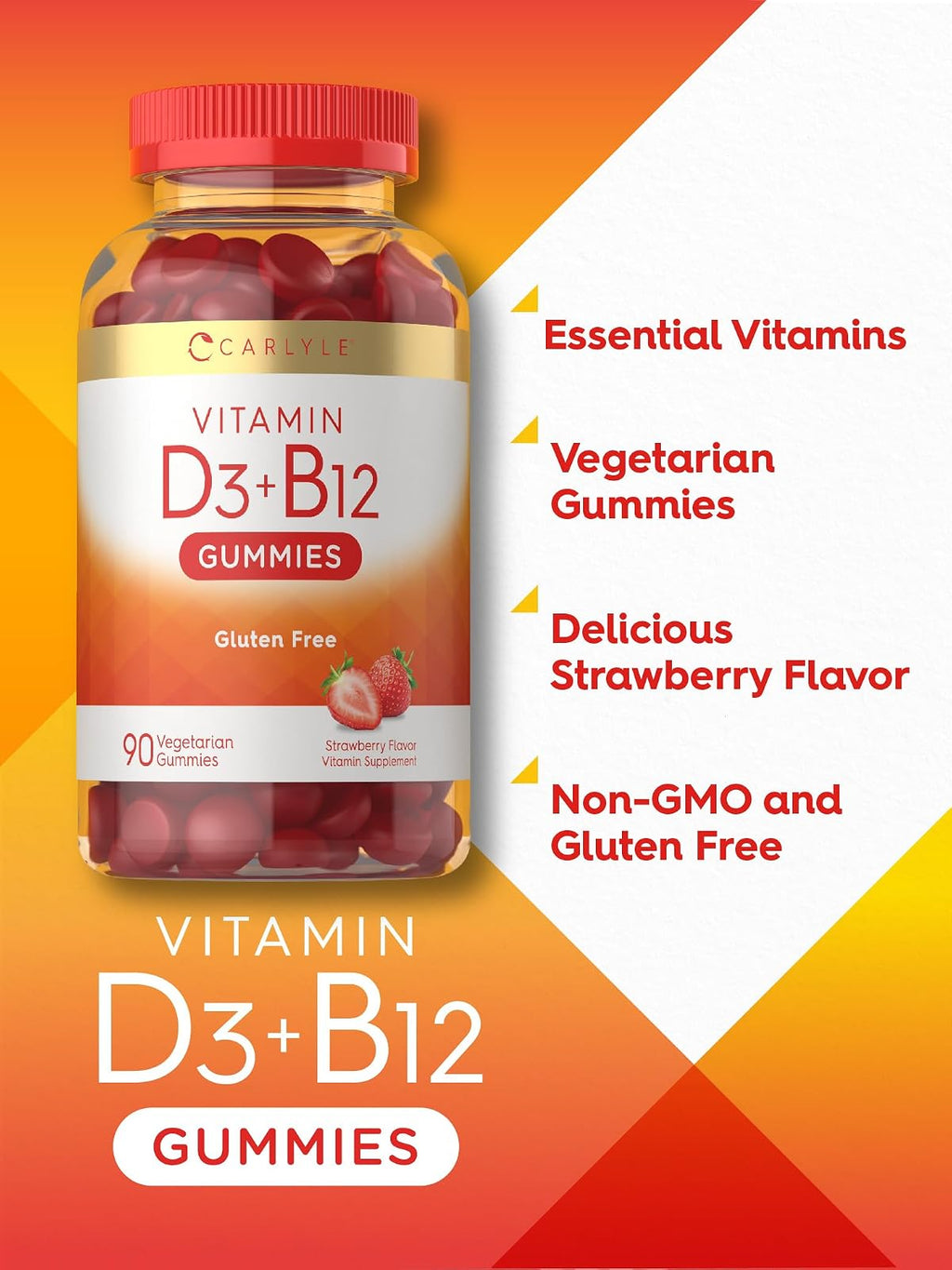 Delicious vitamin D3 gummies for daily use