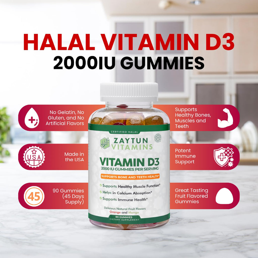 Delicious Vitamin D3 gummies for kids