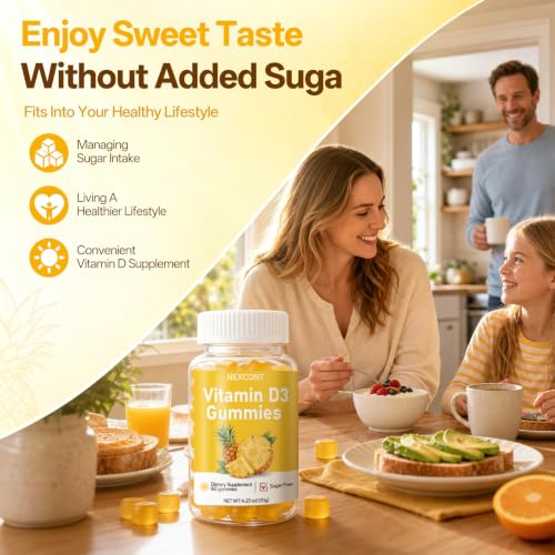 Delicious Vitamin D3 gummies for kids