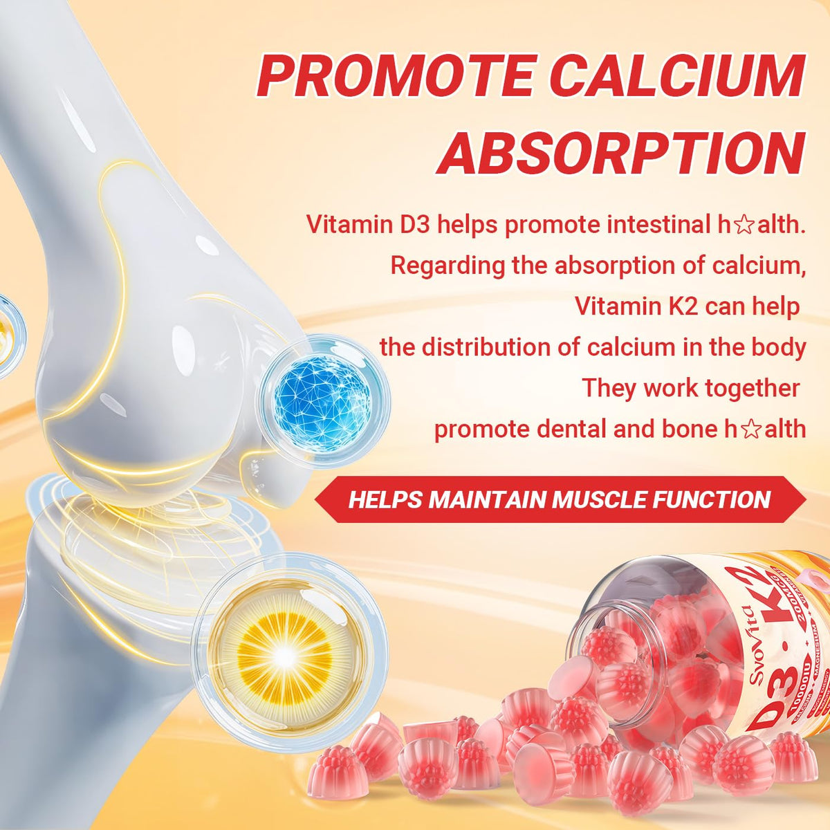 Delicious Vitamin D3 gummies