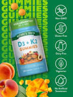 Delicious vitamin D3 gummy supplements