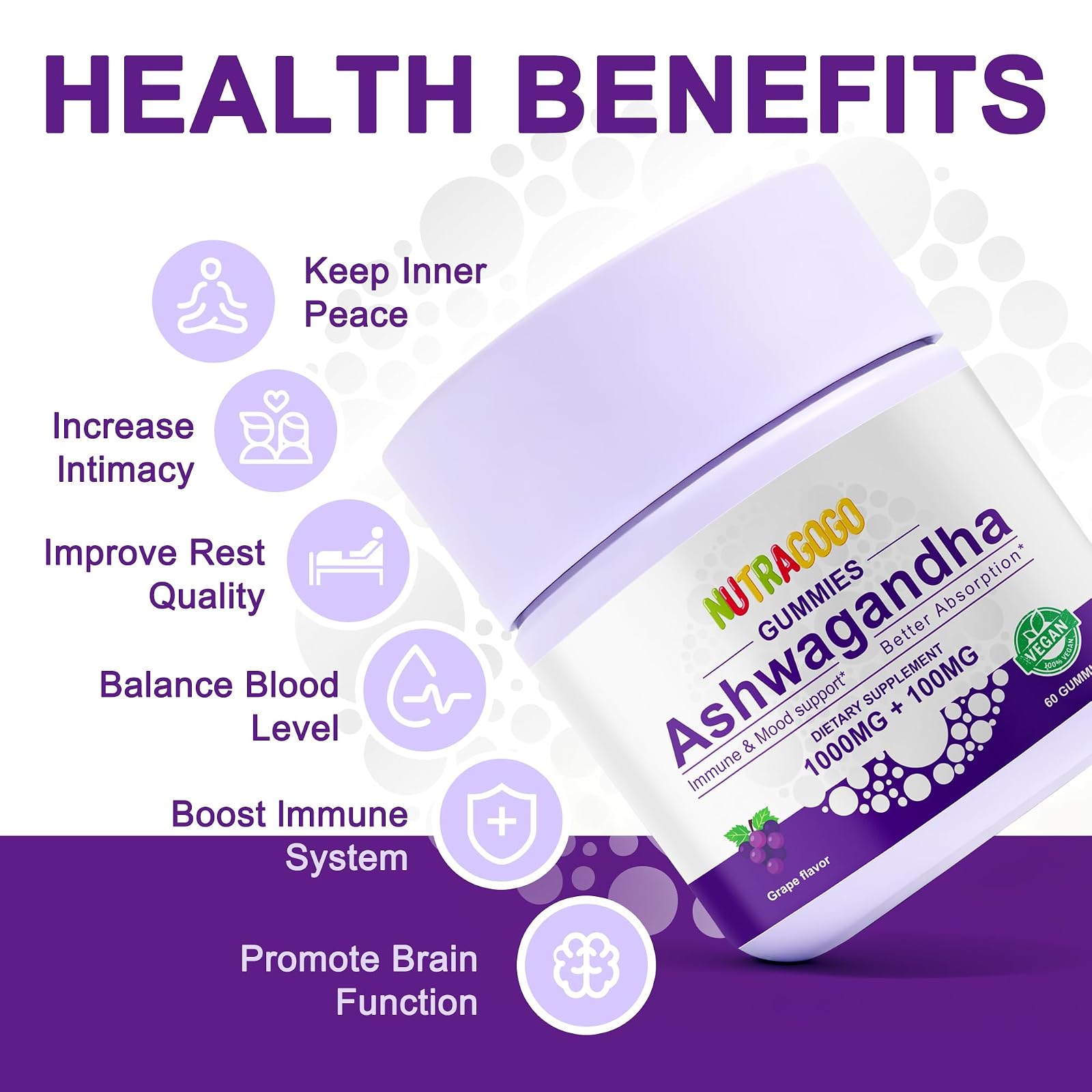 Delicious vitamin D3 gummy supplements