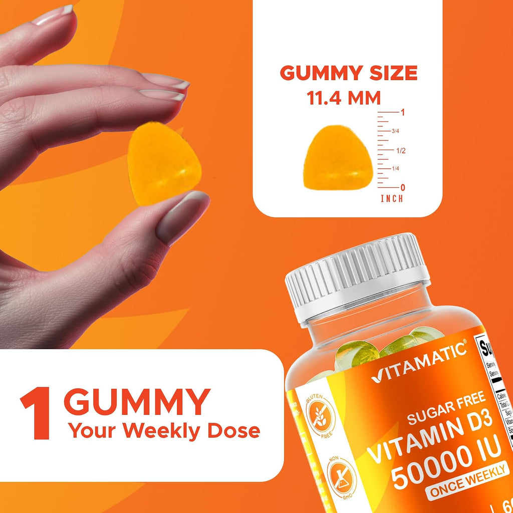 Delicious Vitamin D3 gummy vitamins