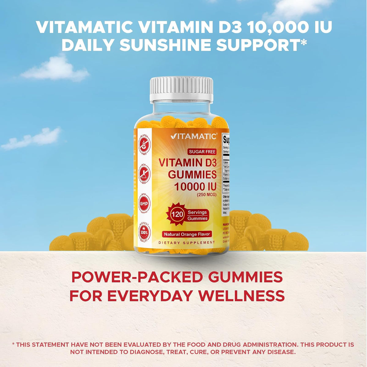 Delicious Vitamin D3 gummy vitamins