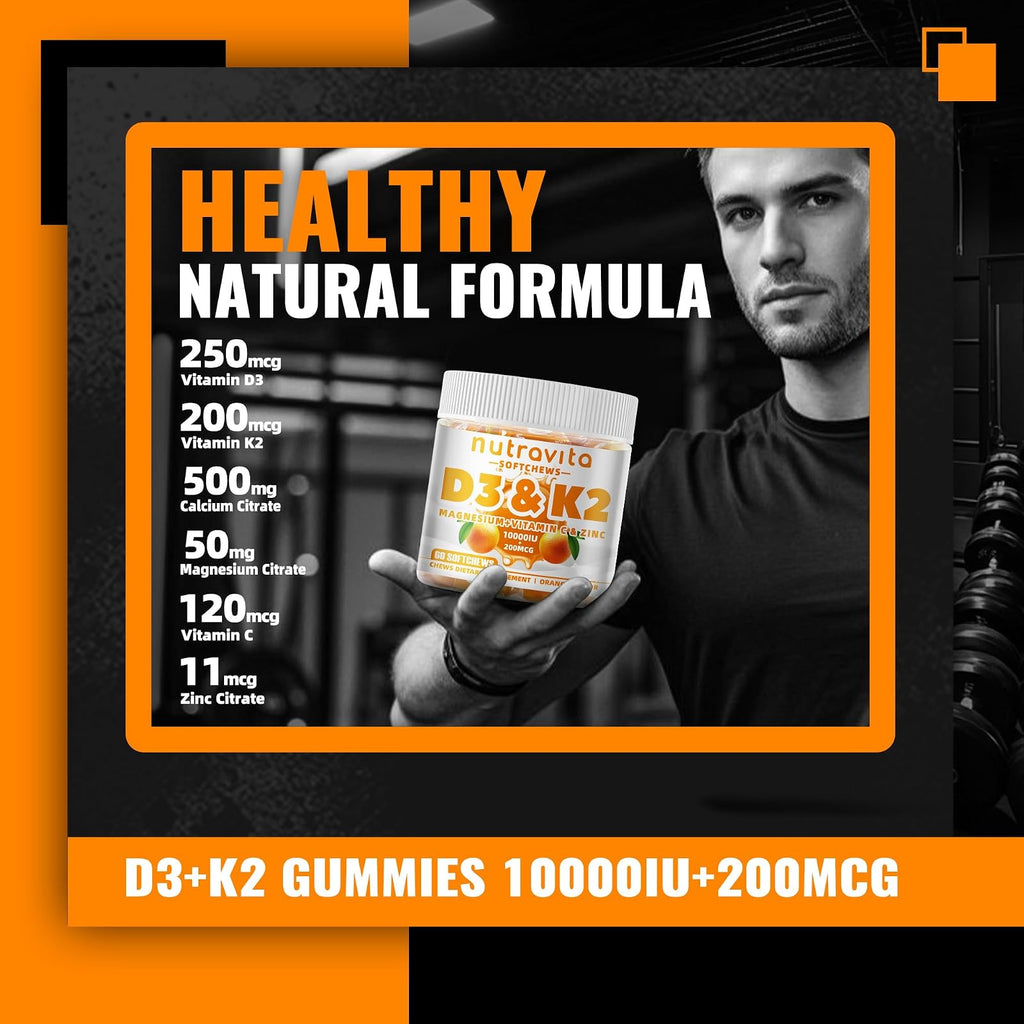 Delicious Vitamin D3 K2 chews for kids