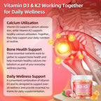 Delicious vitamin D3 K2 gummies