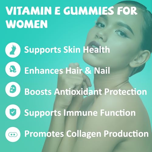 Delicious vitamin E gummies for adults
