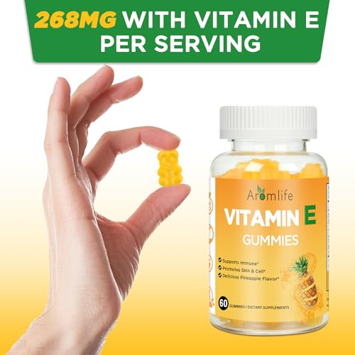 Delicious vitamin E gummy supplements