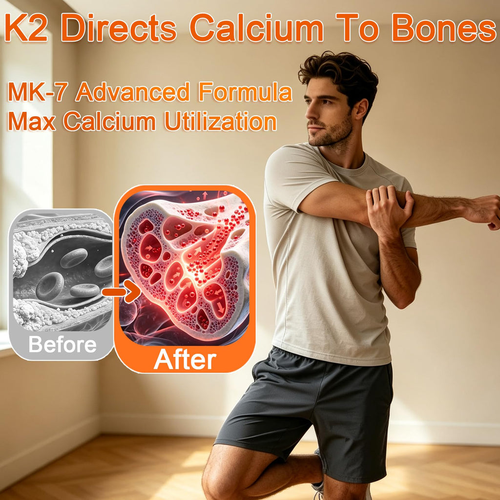 Delicious vitamin K2 gummy supplements