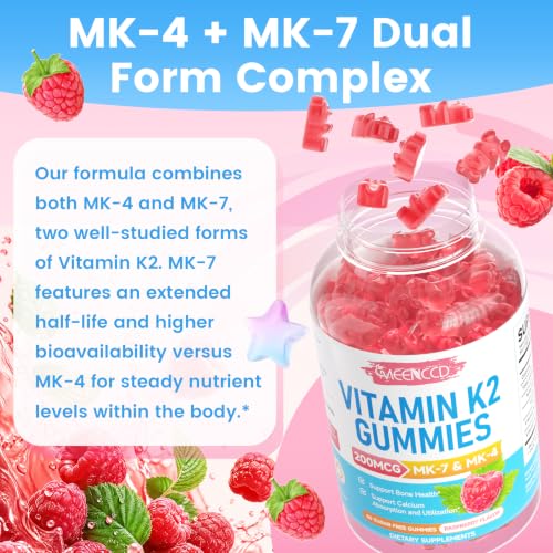 Delicious vitamin K2 gummy vitamins