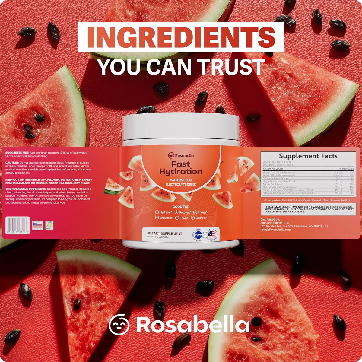 delicious watermelon electrolyte drink for athletes