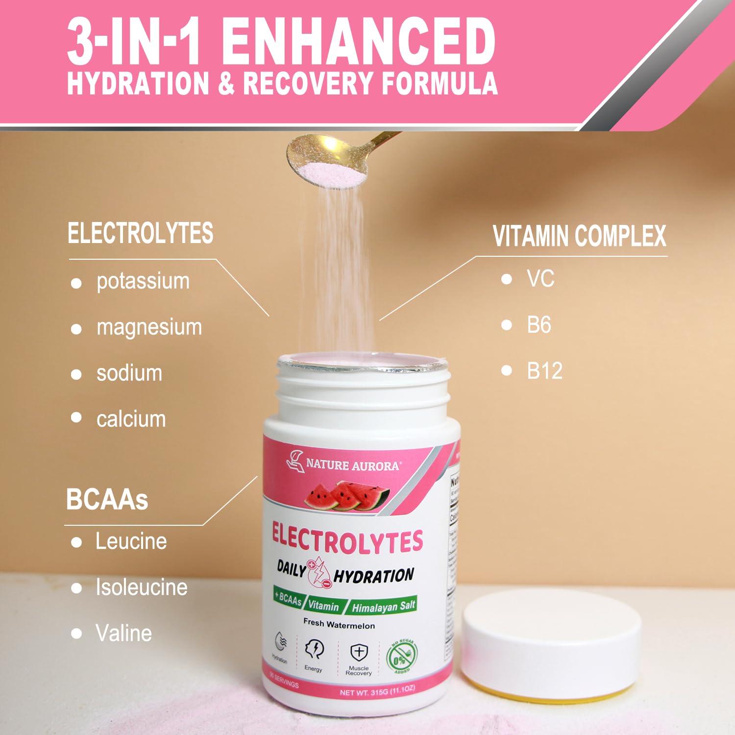 delicious watermelon flavour electrolytes