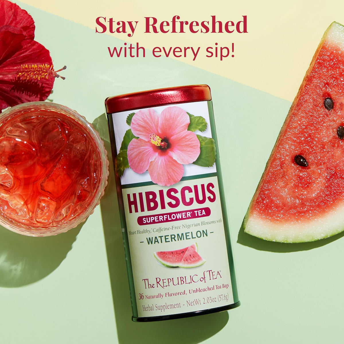 Delicious watermelon flavour tea