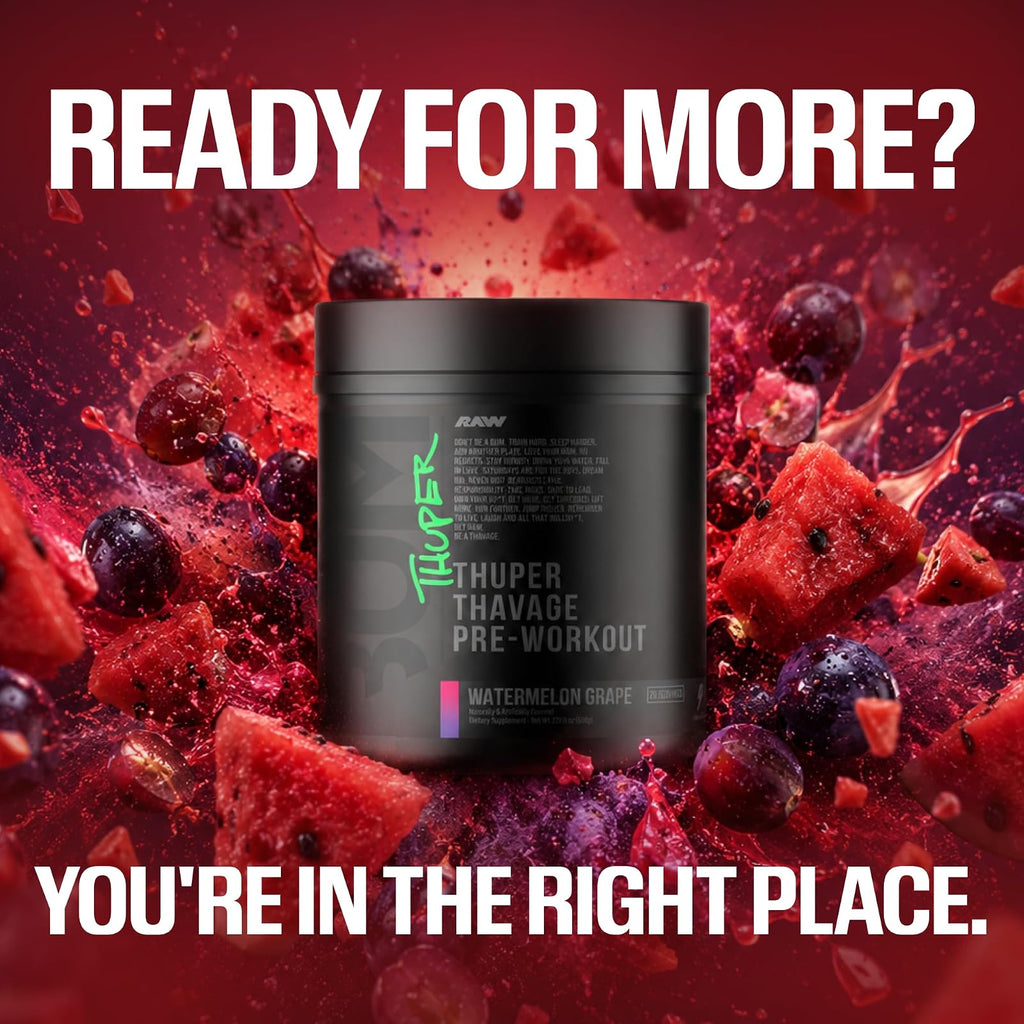 Delicious watermelon grape pre workout flavour