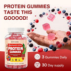 delicious whey and plant protein gummies