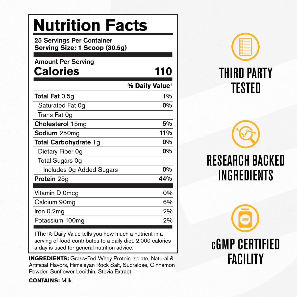 delicious whey protein flavour