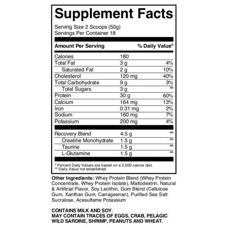 Delicious whey protein for daily nutrition