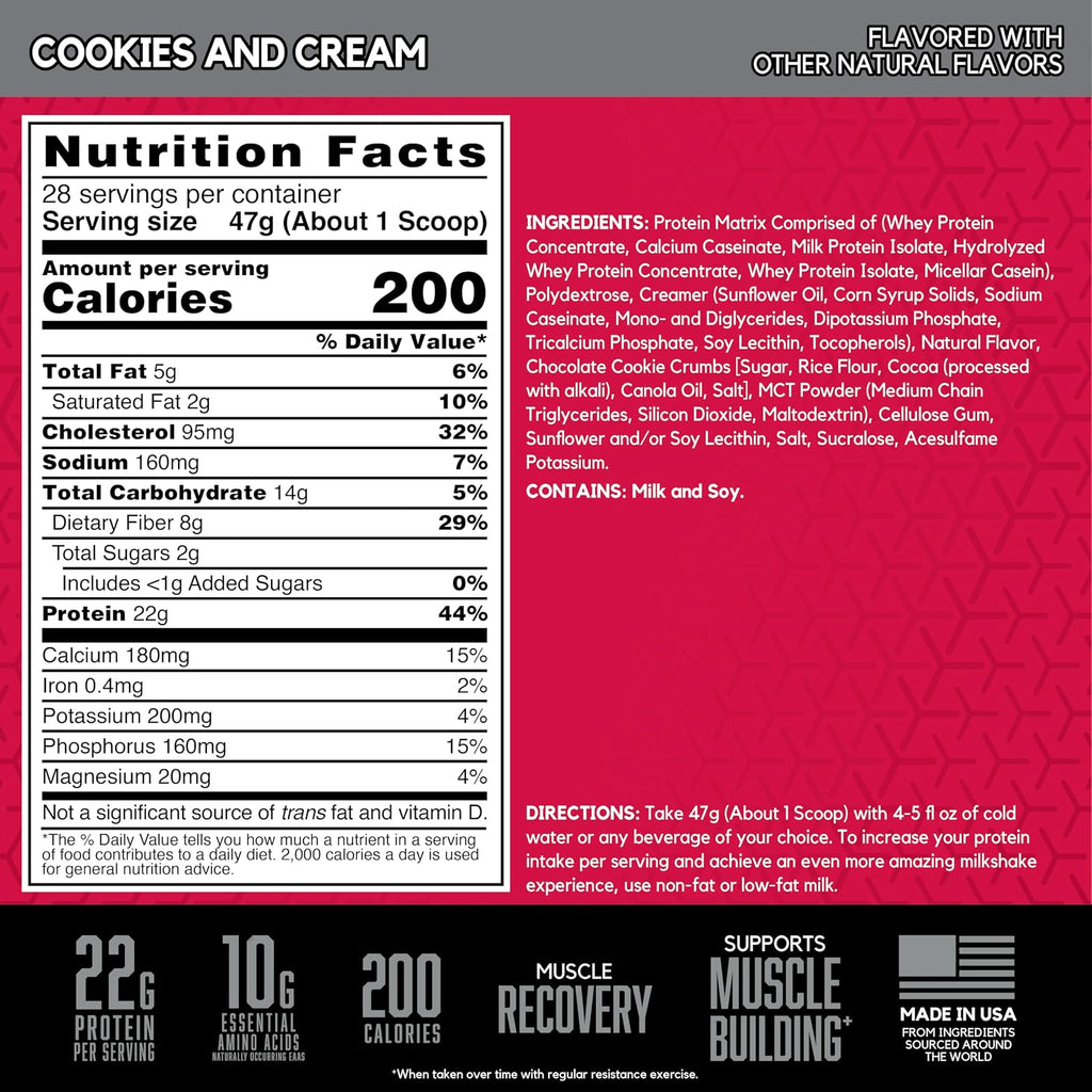 delicious whey protein for muscle gain