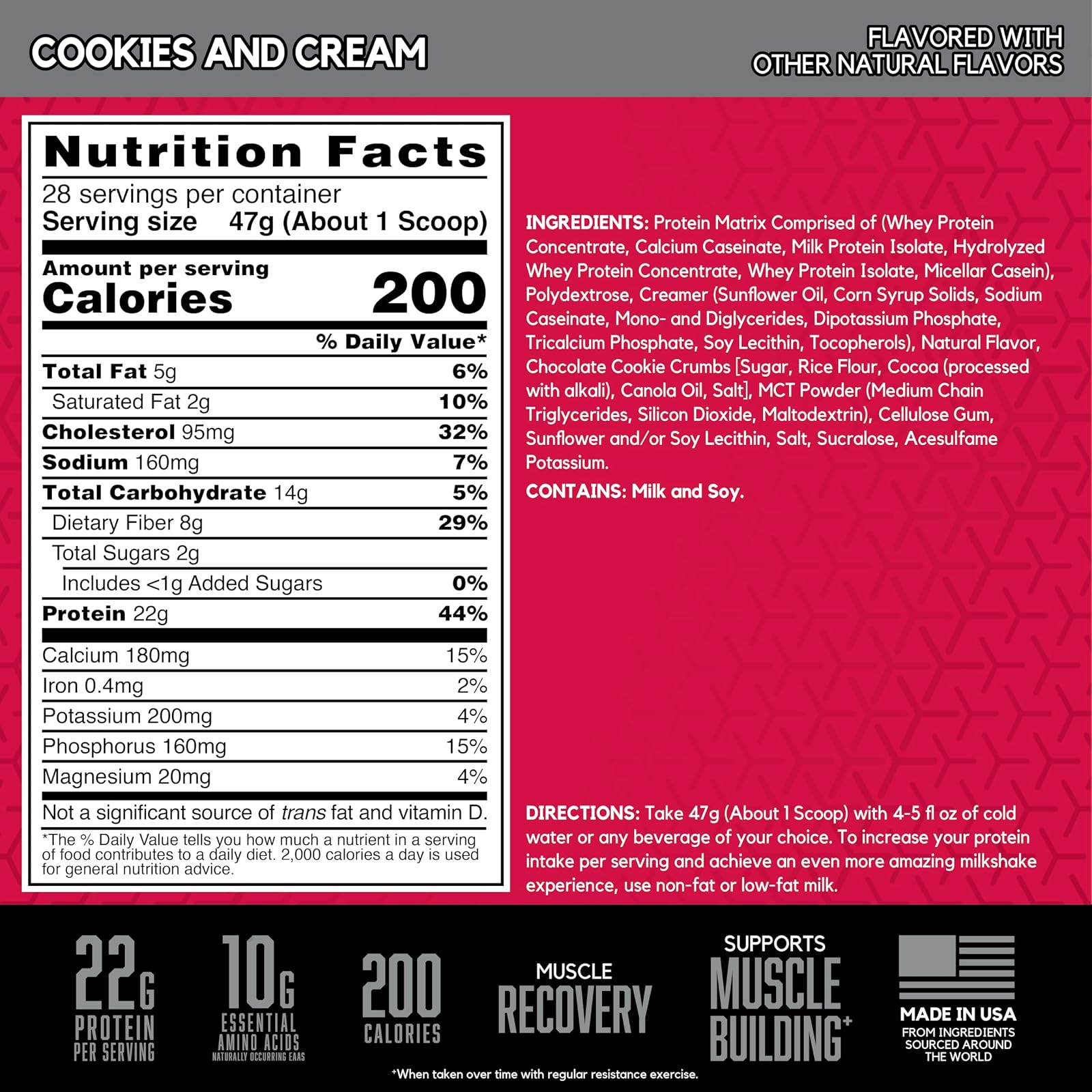 delicious whey protein for muscle gain