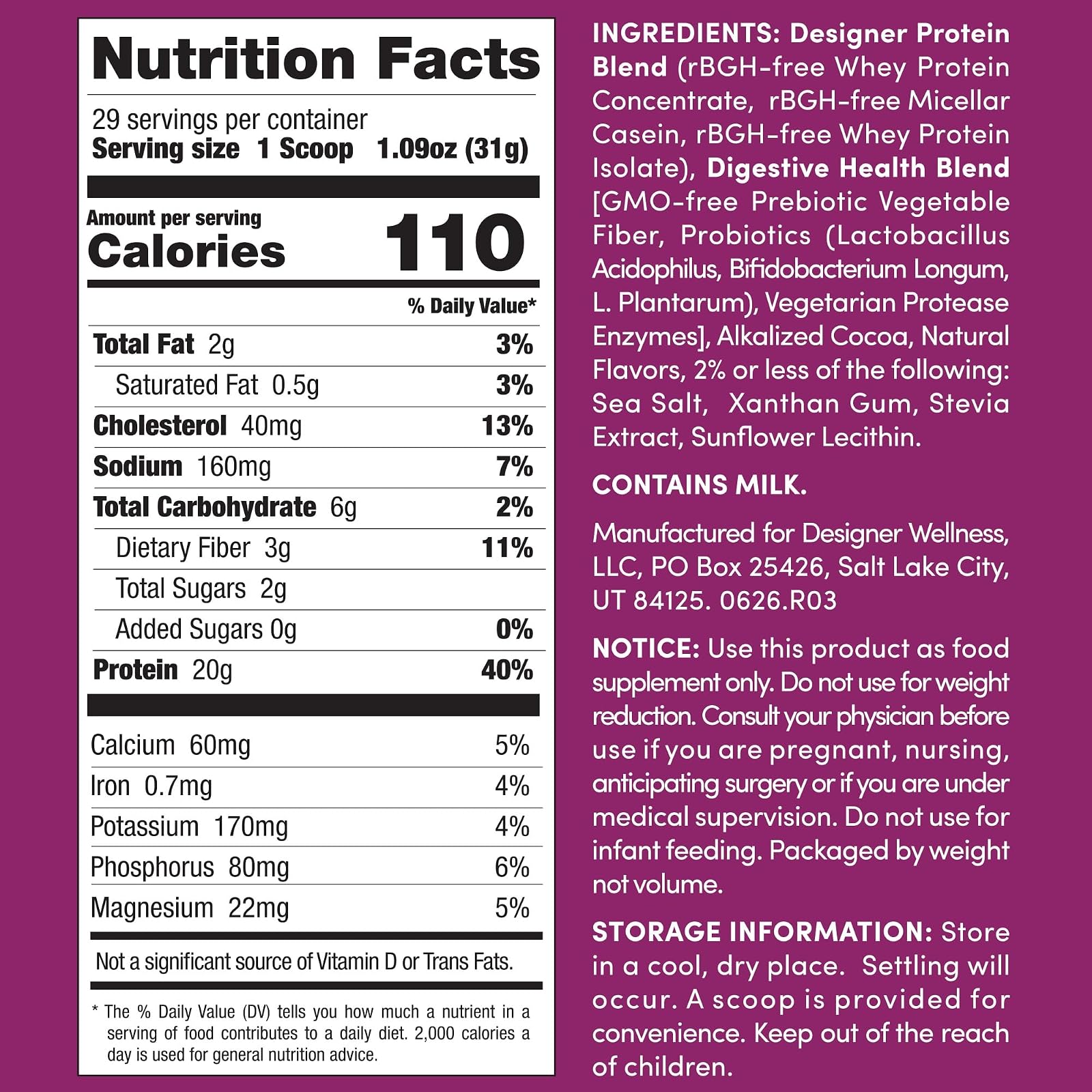 Delicious whey protein for smoothies