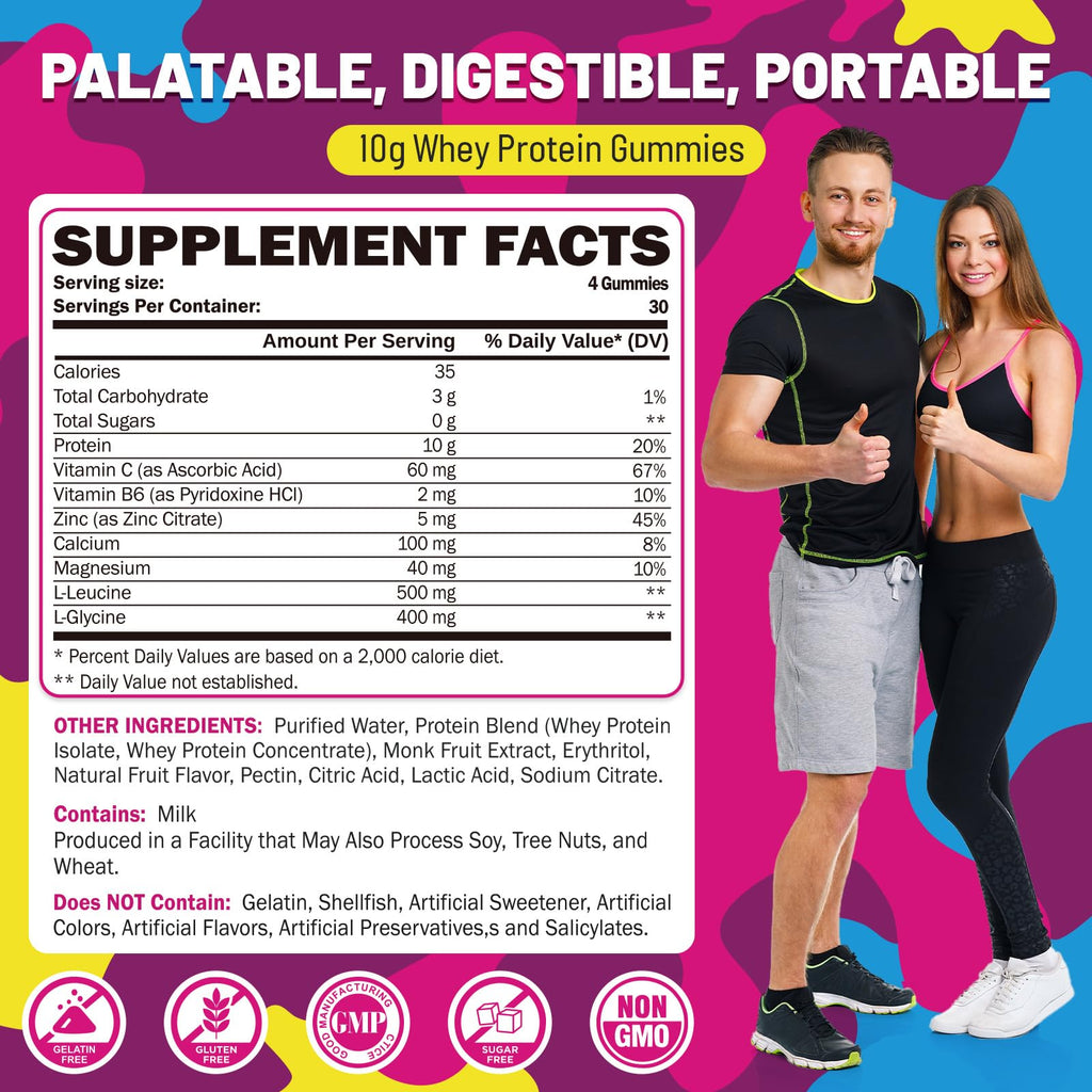 delicious whey protein gummies for muscle recovery
