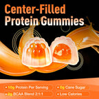 Delicious whey protein gummies for post-workout